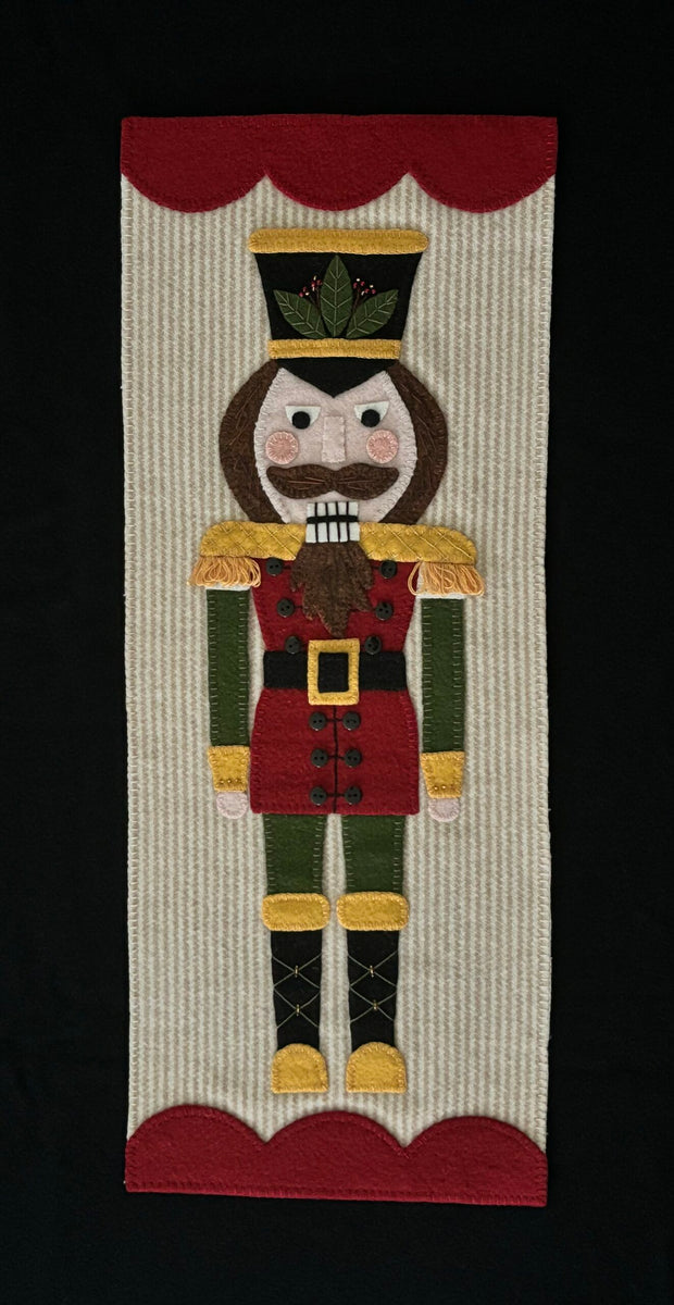 Nutcracker Wool Applique Pattern by Karen Yaffe – fiddlestix designs