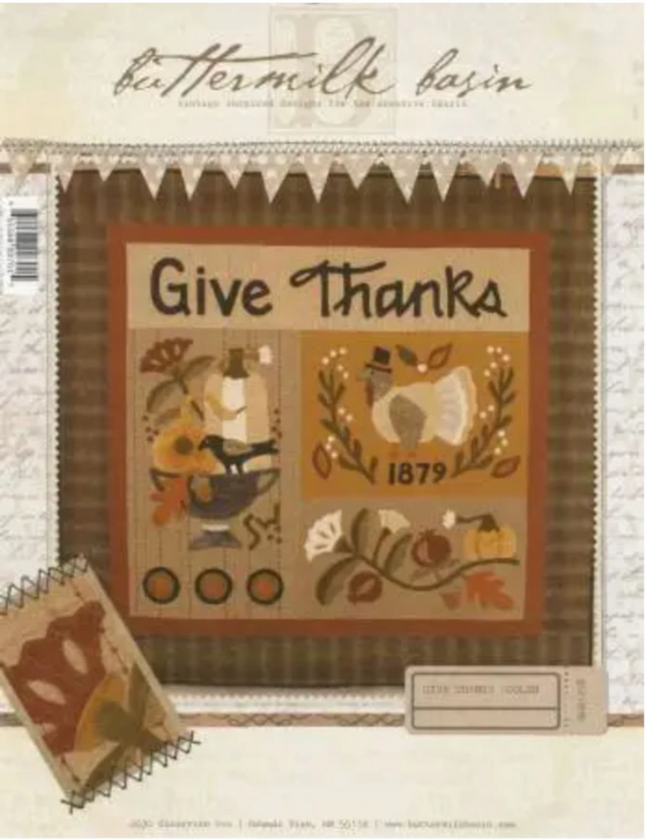 Give Thanks Quilt Pattern with Wool and Fabric Kit by Buttermilk Basin ...