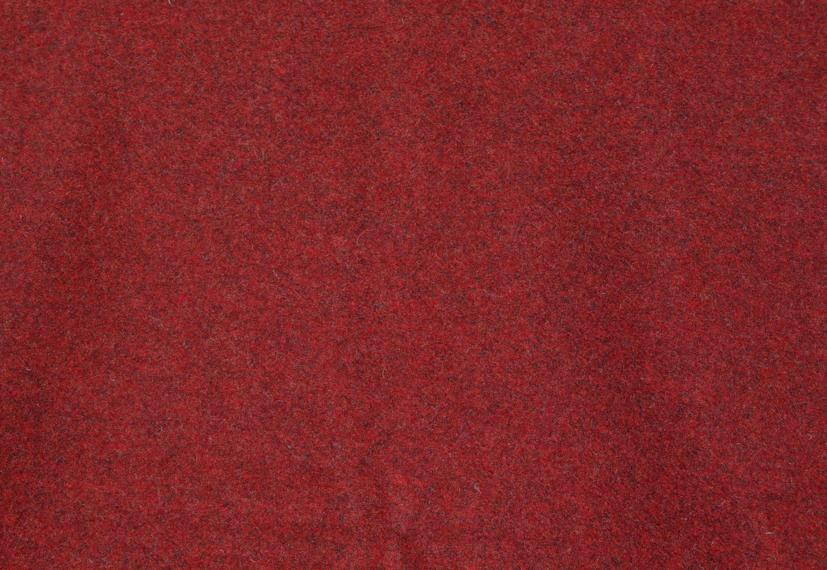 Cranberry Red Heathered Mill-dyed Wool Fabric – fiddlestix designs