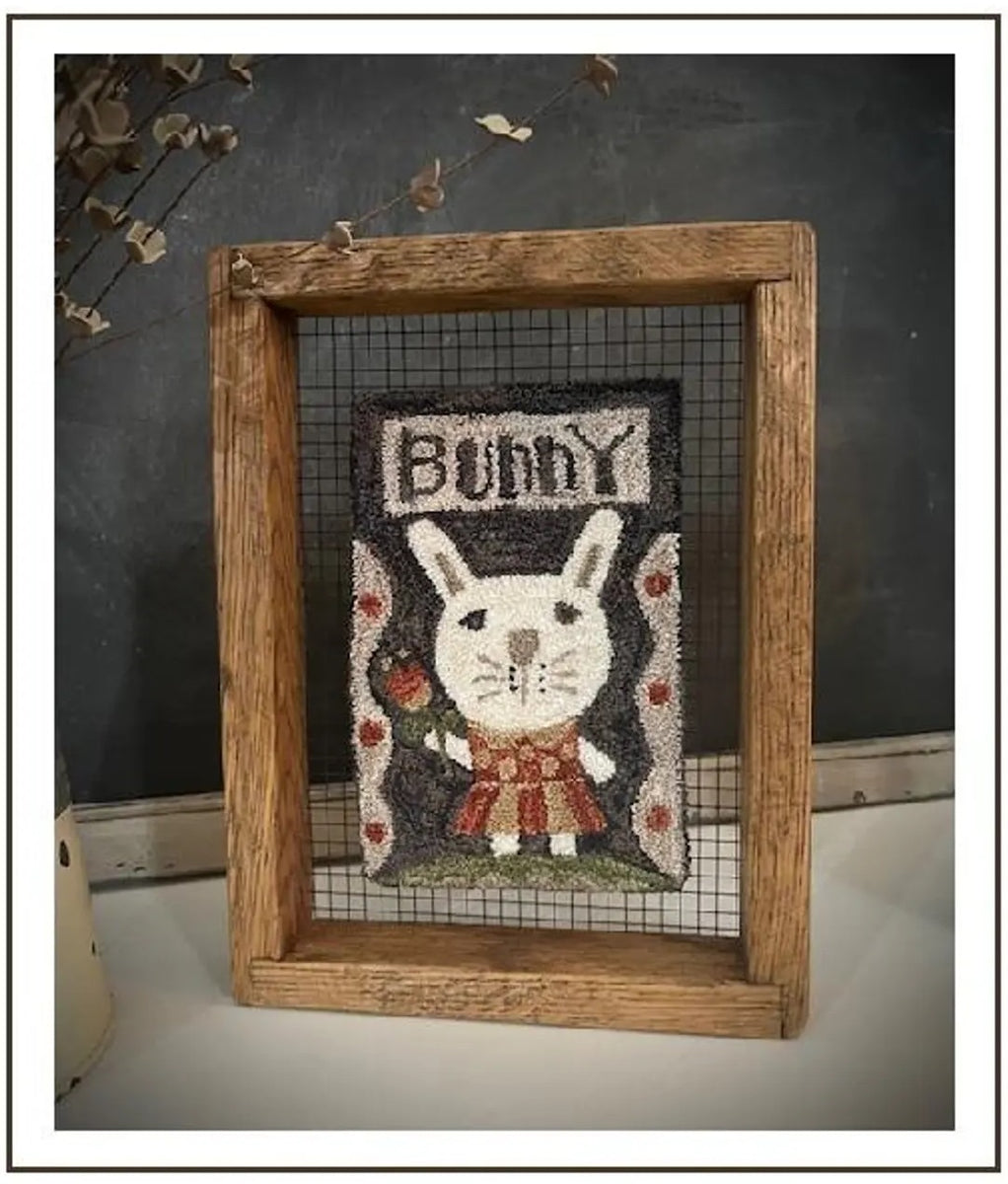 Jill Bunny Gal Punch Needle Pattern designed by Robin Leuschen ...