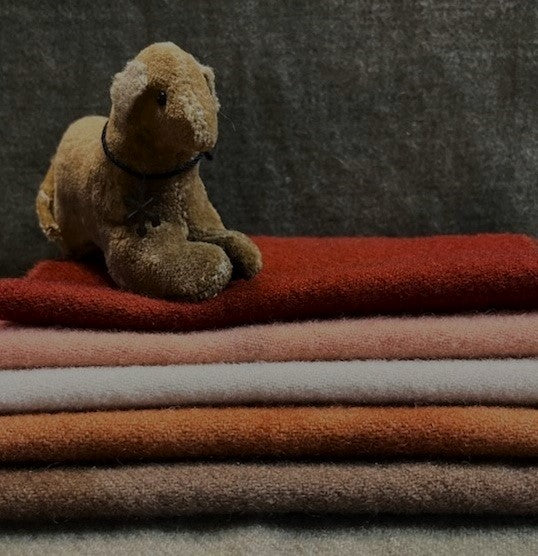 For the Love of Wool - Hand-Dyed Wool Fabric Bundle by Blackberry Prim ...