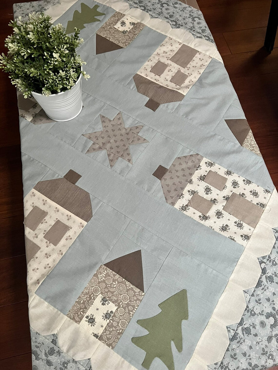 A Winter's Village by Julie Porter of Farmhouse Cottons – fiddlestix ...