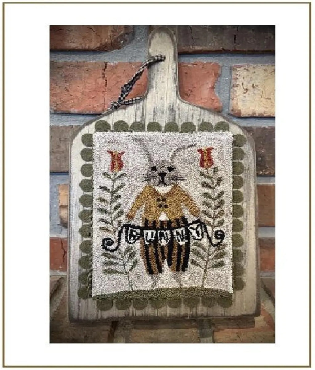 Bunny and Banner Punch Needle Pattern designed by Robin Leuschen ...