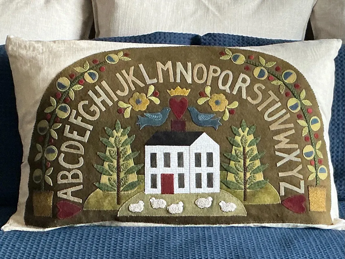 Countryside Sampler Wool Applique' Pattern designed by Lucinda Shattuc ...