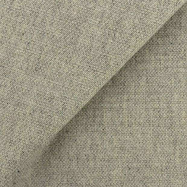 Gray and Natural Barley Corn Weave Mill-dyed Wool Fabric – fiddlestix ...