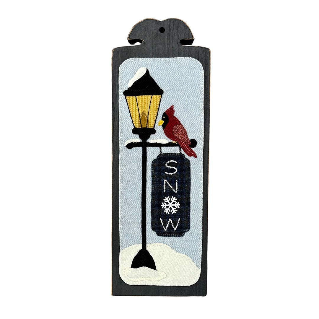 Snowfall Wool Applique Pattern by Karen Yaffe – fiddlestix designs