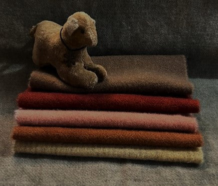 In the Garden - Hand-Dyed Wool Fabric Bundle by Blackberry Primitives ...