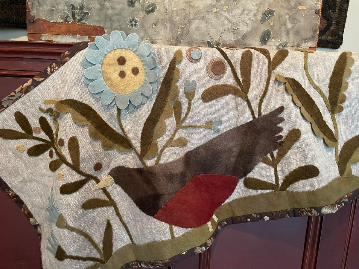 Summer in My Garden Wool Applique Pattern by Maggie Bonanomi - Kit and ...