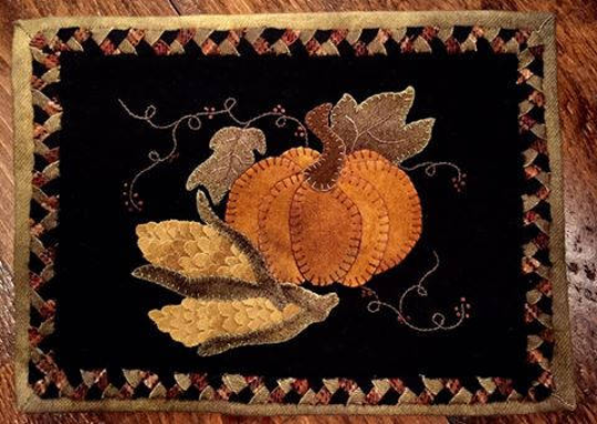 Autumn Entwined Pattern by Cricket Street – fiddlestix designs