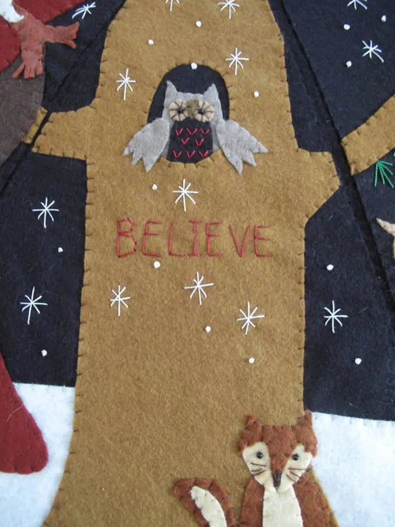 Starry Night 48" Tree Skirt Pattern Design by Cheswick Company ...