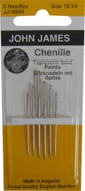 John James Chenille Needles - Sizes 18 through 24 – fiddlestix designs