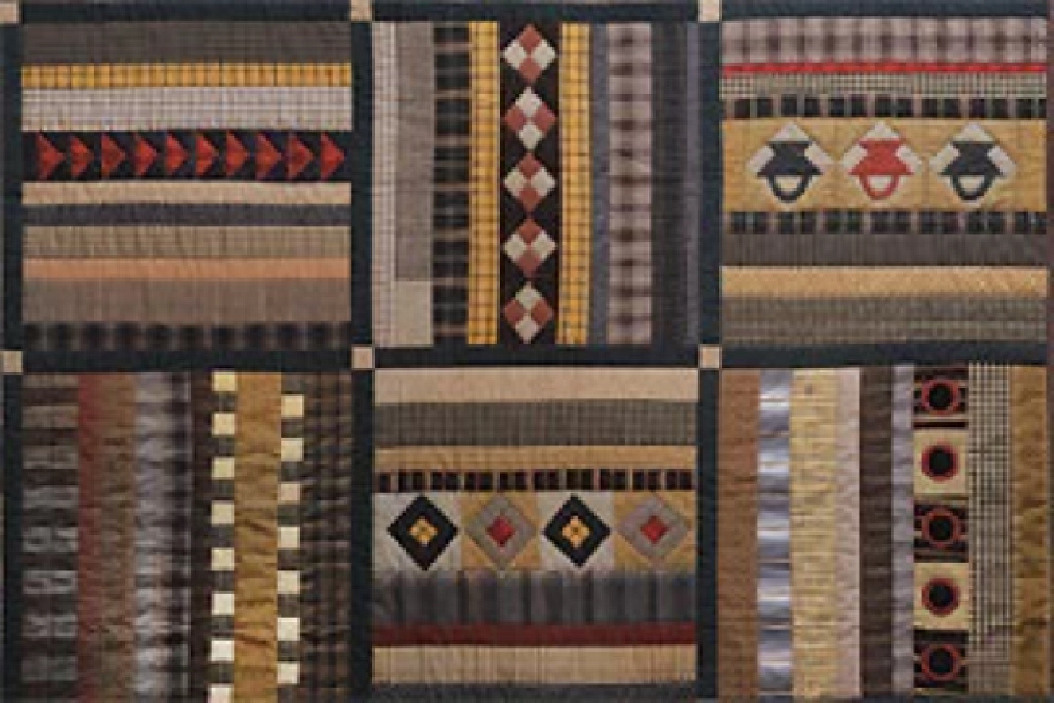 Navajo Code Talkers Quilt Pattern design by Norma Whaley – fiddlestix ...